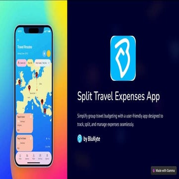 Split Travel Expenses App | PDF