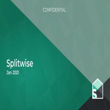 Splitwise Pitch Deck | PDF