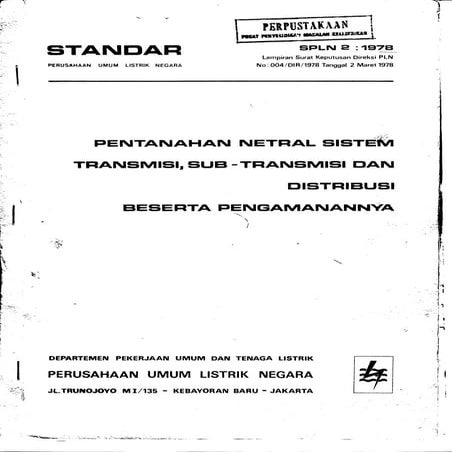 SPLN 2_1978 Pentanahan netral sistem.pdf