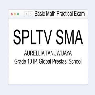 SPLTV SMA Global Prestasi (AURELLIA TANUWIJAYA X SC-IP) | PPTX