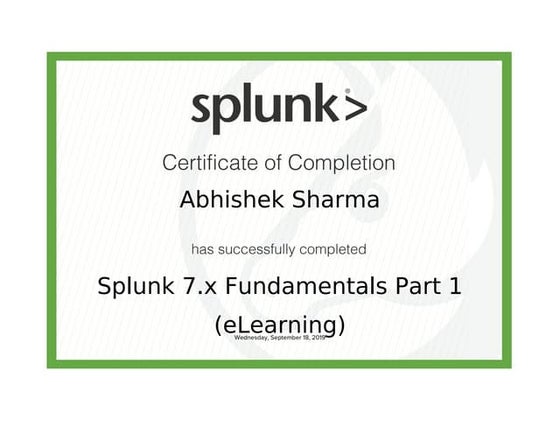 Splunk uba cert | PPT