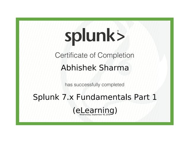 Splunk Certification Ppt