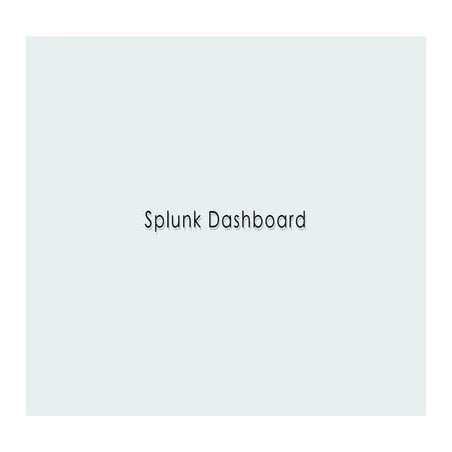 Splunk dashboard | PDF