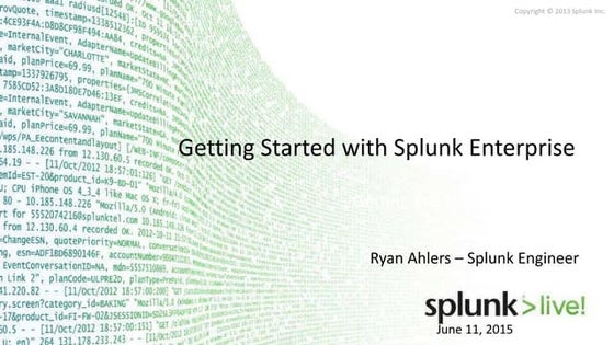 Advanced Splunk Administration | PPT