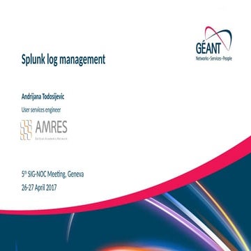 Splunk log management-Andrijana Todosijevic.pptx