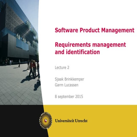 SPM lecture2 Requirements Management and Identification | PDF