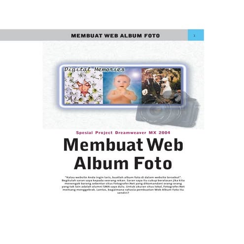 Sp membuat web album foto | PDF