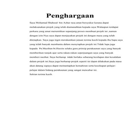 Spm folio akaun | DOC