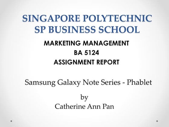 Samsung Company Presentation | PPTX