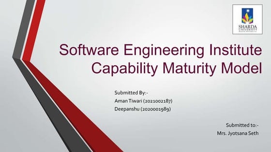 Capability Maturity Model (CMM) in Software Engineering | PPT