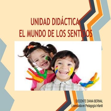 Unidad didáctica los sentidos | PPTX