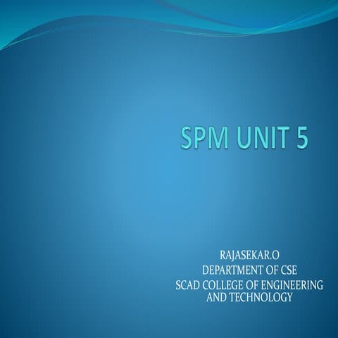 Spm unit 5 | PDF