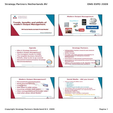 Modern Output Management - Trends, benefits and pitfalls | PDF