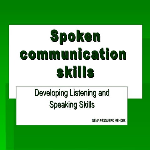 Basics of Public Speaking | PPTX