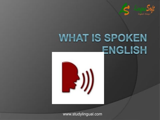Spoken English Presentation | PPTX