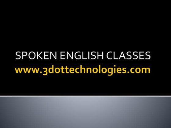 English language | PPT