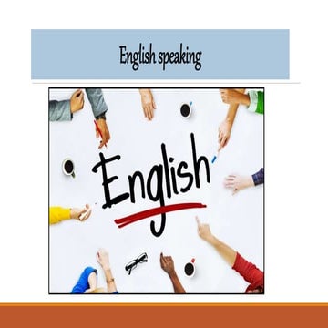 English Speaking | PPT