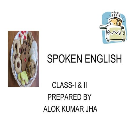 Spoken english ppt food habits self | PPT