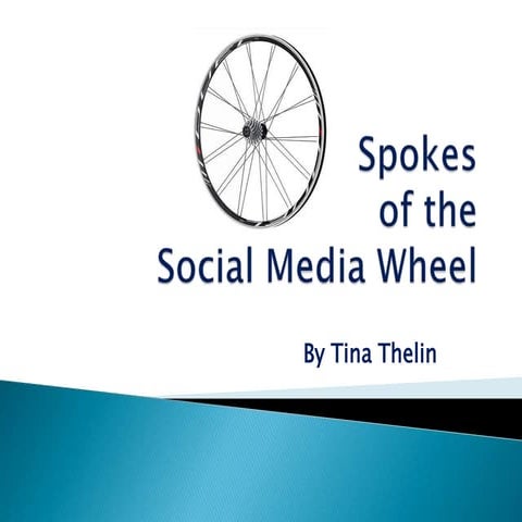Spokes of the Social Media Wheel | PPTX