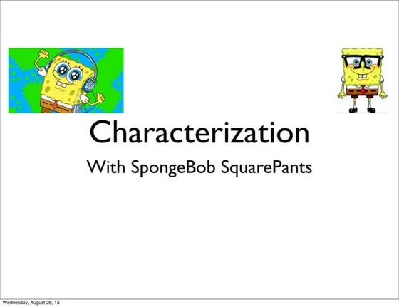 Spongebob power point-template | POTX