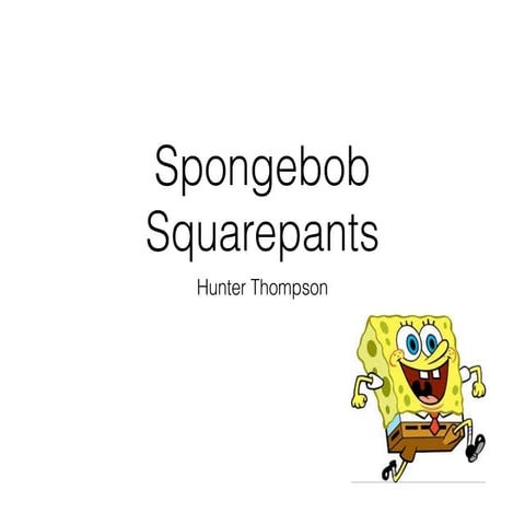 Spongebob Characterization | PPT