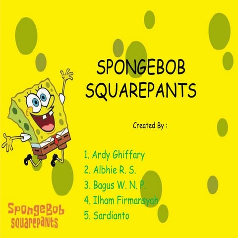 Spongebob Squarepants presentation | PPTX