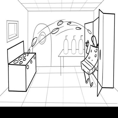 Spongebob- Krabby Patty in Orbit Storyboard | PPT