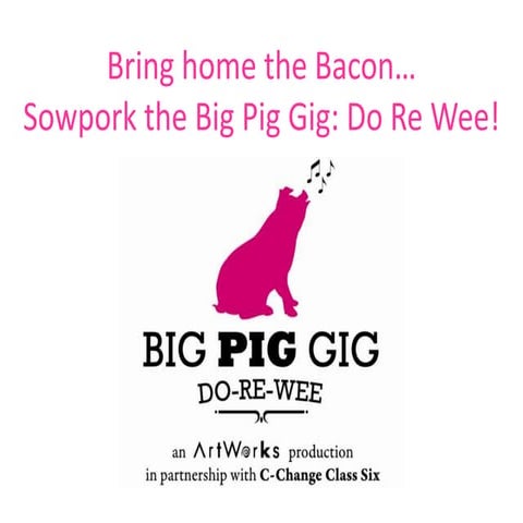 Bring Home the Bacon- Sowpork the Big Pig Gig | PPTX