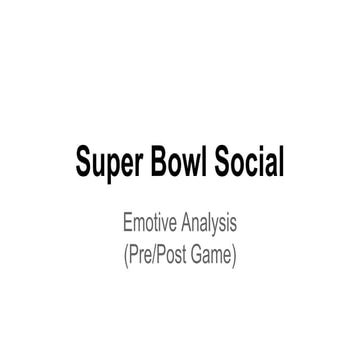 SponsorHub Pre/Post Super Bowl Results | PPTX | American Football | Sports