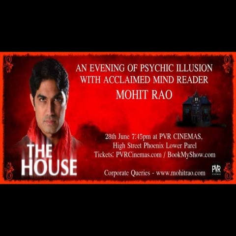 Mohit Rao - Sponsor presentation - The House | PPT