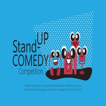 Stand-up Comedy Competition | PDF