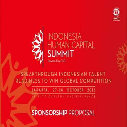IHC Summit 2016 - Sponsorship Proposal | PDF