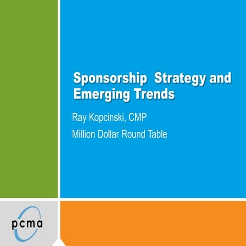 Sponsorship strategy and emerging trends | PDF