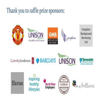 Sponsors of raffle prizes | PPTX