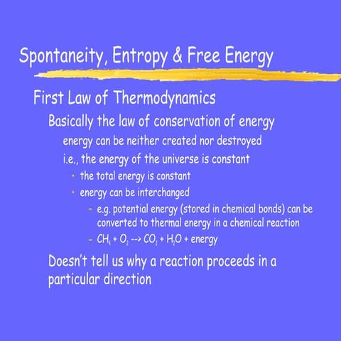 Spontaneity entropy___free_energy | PPT