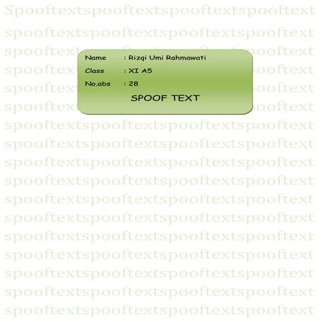 Spoof text | DOCX