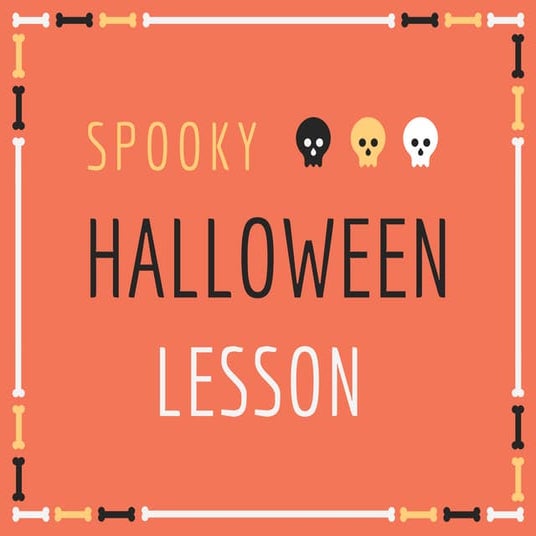 Spooky Halloween Lesson | PPT