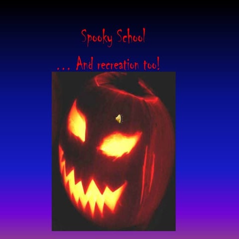 Spooky School | PPTX