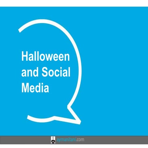 Spooky Social Media - Halloween 2014 | PPTX