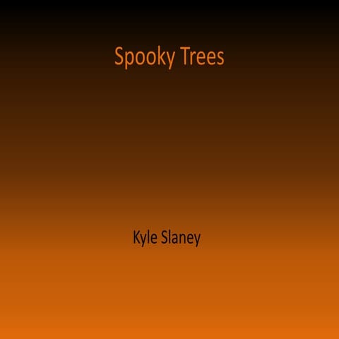 Spooky Trees | PPTX