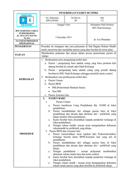 Buku Panduan Praktis BPJS Kesehatan - Program Rujuk Balik (PRB) | PDF