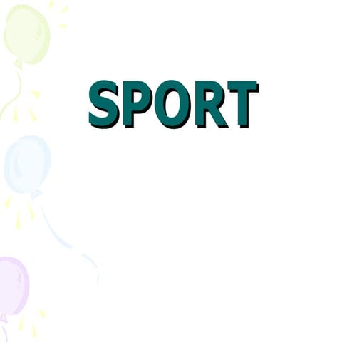 Sport | PPT