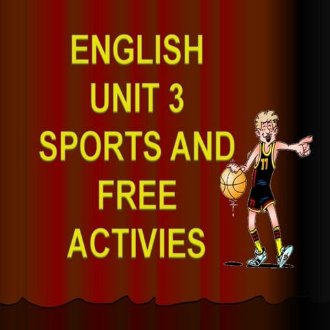 Sport free time activities | PPT