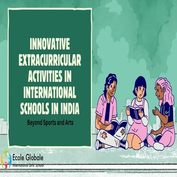 Innovative Extracurricular Activities in International Schools in India ...