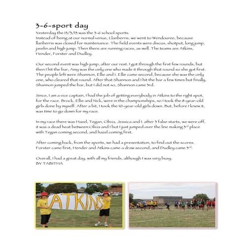 Sports Day 2013 | PDF
