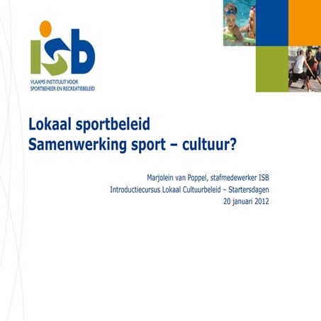 Sportbeleid ISB | PPT