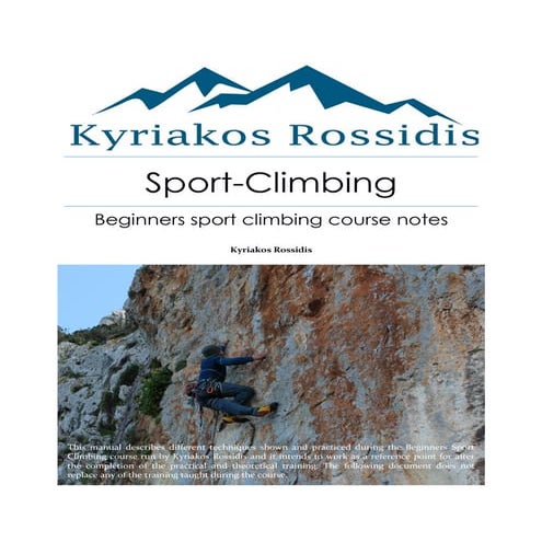 Sport climbing notes | PDF
