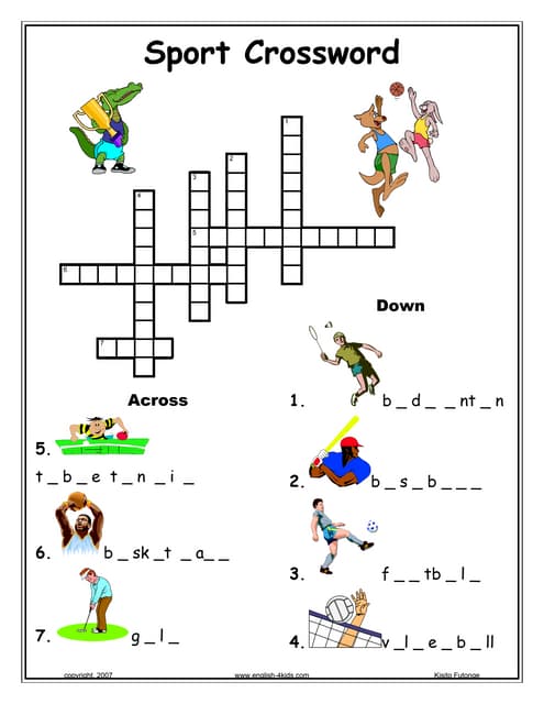 Sports vocabulary matching exercise worksheet (1) | PDF | Sports