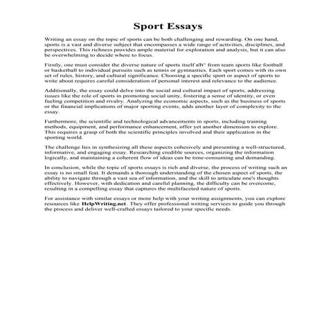 Sport Essays.pdf
