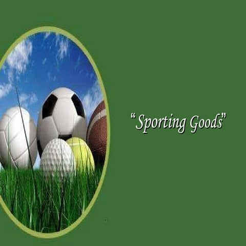Sporting goods | PPT